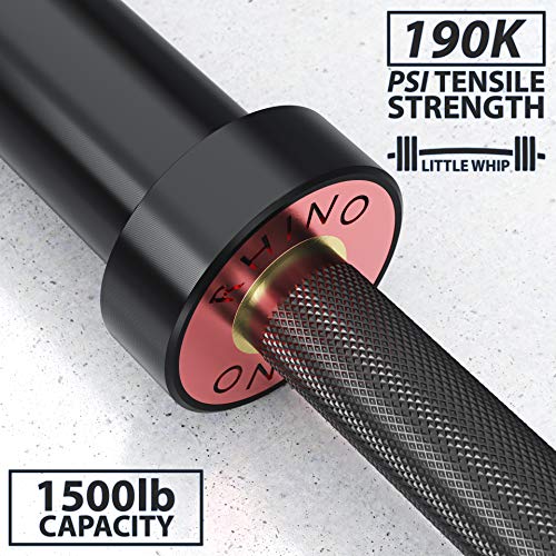Synergee 45lb Rhino Power Bar Cerakote Finish Barbell. Rated 1500lbs ...