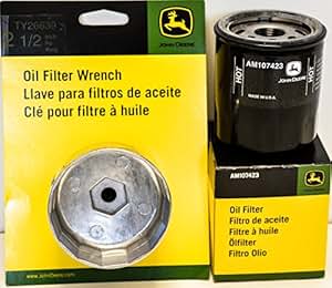 Amazon.com : John Deere 2-1/2" Oil Filter Wrench with AM107423 Oil ...