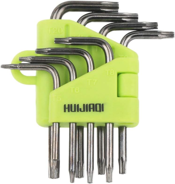 Small Torx Screwdriver Set with T5 T6 T7 T8 T9 T10 T15 T20 Security ...