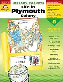 Amazon.com: History Pockets: Life in Plymouth Colony, Grades 1-3: ...