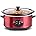 Amazon.de: VonShef Schongarer Slow Cooker 3, 5L mit Glasdeckel – Edelstahl