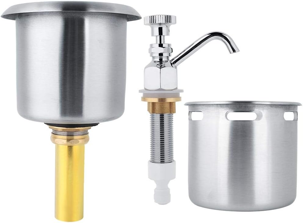 Dipper Well Set Faucet, Coffee Shop Accessory Washing Tool Stainless ...