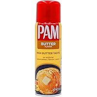 Amazon.com : Pam Butter Flavor Cooking Spray, 5 oz : Non Stick Cooking ...