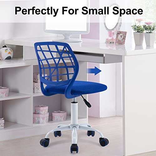 HOMEFUN Kids Desk Chair Cute Computer Office Bedroom Mesh Chair ...