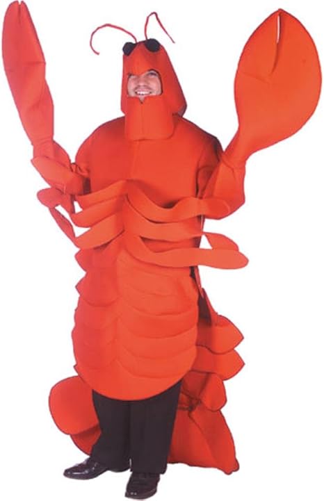 Amazon.com: Lobster Costume, Size Adult Standard: Clothing