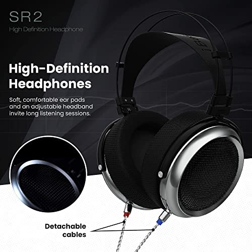 IBasso SR2 High-Definition Audiophile Open-Back Headphones, Over-The ...