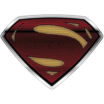 Amazon.com: Fan Emblems Superman Logo Car Decal Domed/Multicolor/Chrome ...