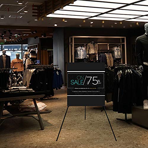 Folding Display Easel Stand, 66" Tall Floor Poster Easel, Adjustable ...