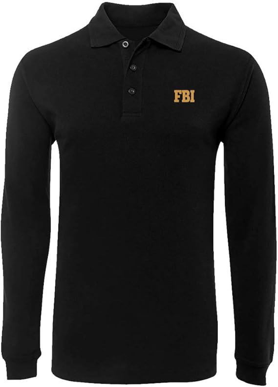 Cijia-Cijia Polo for Federal Bureau of Investigation FBI Embroidered ...