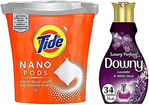 Tide Nano Pods and Downy Bundle (Tide Nano Pods, Original Scent, Pack ...