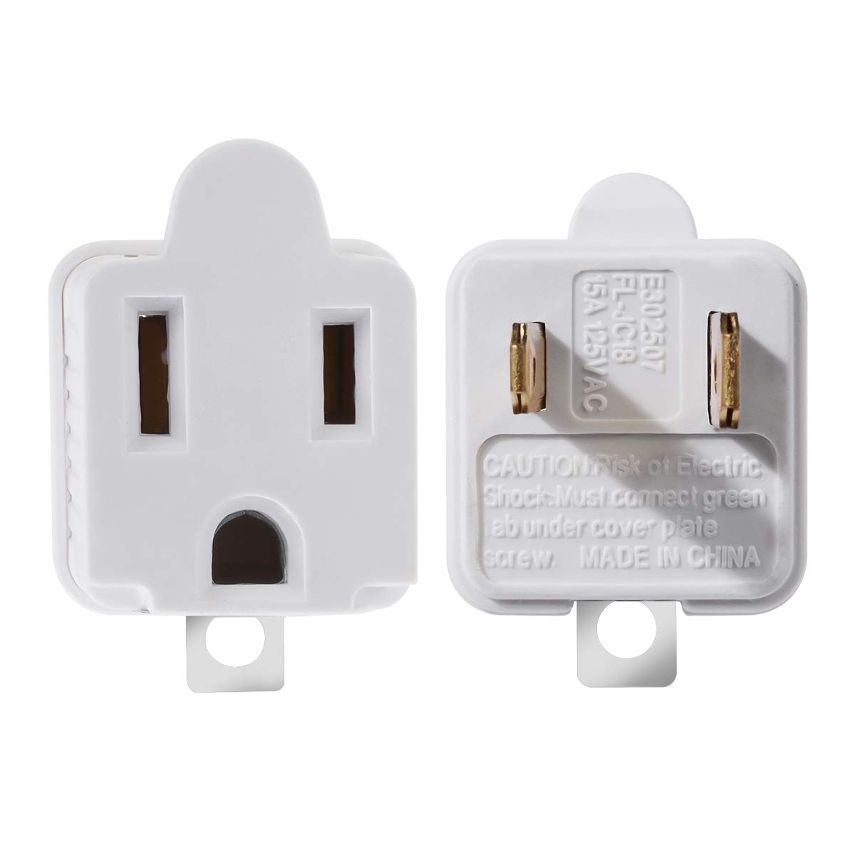 Mua TENINYU Grounded Adapter 3-Prong to 2-Prong Outlet Converter - 3 ...