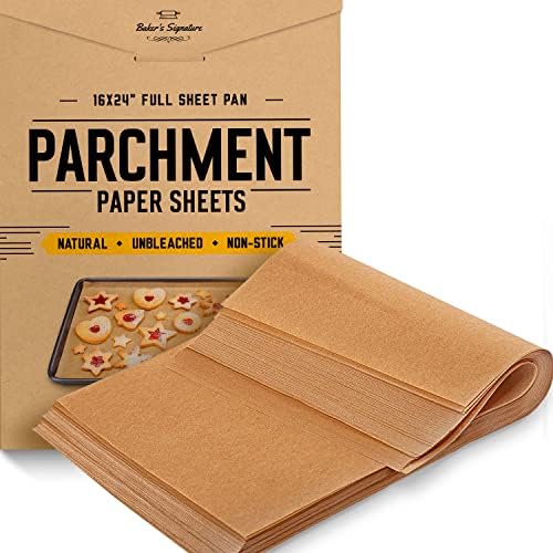220 Sheets Full Sheet Pan 16 X 24 Inch Parchment Paper Baking Sheets 220 Sheets Full Sheet Pan 16 X 24 Inch Parchment Paper Baking Sheets