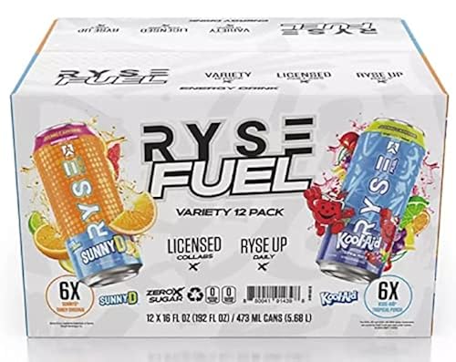 RYSE Fuel Energy Drink Variety Pack (16 fl. oz., 12 pk.) in Oman ...
