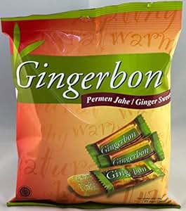Amazon.com : Gingerbon Ginger Sweets Chews Permen Jahe Original 125g ...