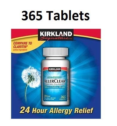 Kirkland Signature Non-Drowsy Allerclear Loratadine Tablets ...