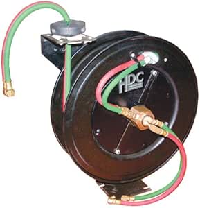 HDC 4717 Retractable Oxygen-Acetylene Welding 50-Foot Retractable Hose ...