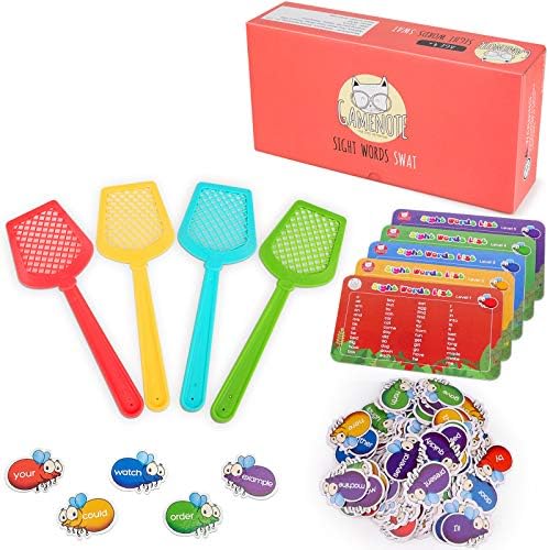 Gamenote Sight Words Swat Game – 520 Dolch Fry Site Words with 4 Fly ...