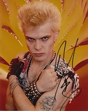 Billy Idol signed 8x10 photo at Amazon's Entertainment Collectibles Store