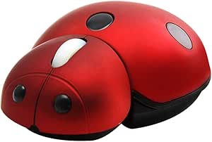 Amazon.com: Mini Small Wireless Mouse for Kids, Cute Animal Ladybug ...