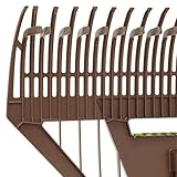 Ames Dual Tine Poly Leaf Rake - 45% Faster - The Green Head