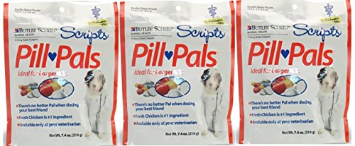 Buy Pill Pals Canine for Larger Pills Chicken Flavor (7.4 oz) -3 Pack ...