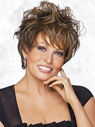 Amazon.com : Enchant Short Shag Wig Color RL10/12 SUNLIT CHESTNUT ...
