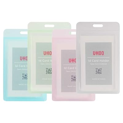 Transparent Vertical ID Badge Card Holder Set with Philippines | Ubuy