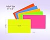 3 X 5 Rectangle Inventory Color Coding Sticker Labels, 500 Per Roll ...