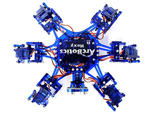 SeeedStudio Kinematics DIY Maker Open Source BOOOLE Arduino Powered Hexapod Robotics Kit Hexy ...