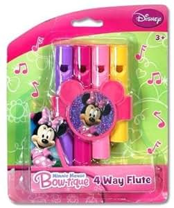 Amazon.com: Disney Minnie Mouse Bow-tique 4 Way Musical Flute: Toys & Games