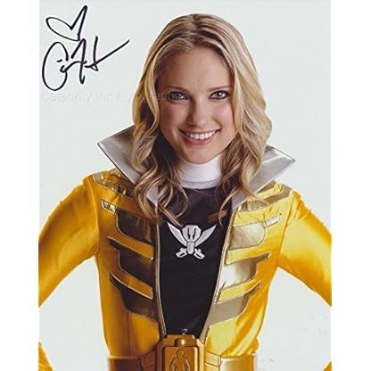 CIARA HANNA as Gia Moran the Yellow Megaforce Ranger – Power Rangers ...