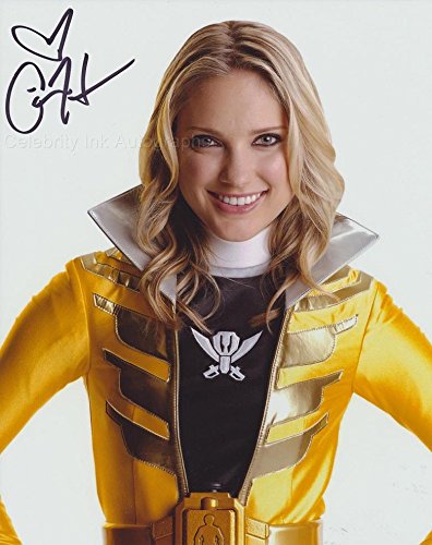 CIARA HANNA as Gia Moran the Yellow Megaforce Ranger – Power Rangers ...