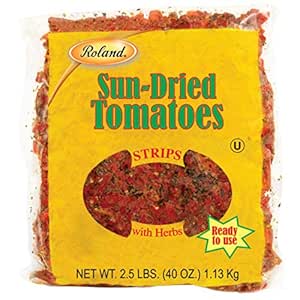 Amazon.com : Roland Foods Sun-Dried Tomato Strips, Specialty Imported ...