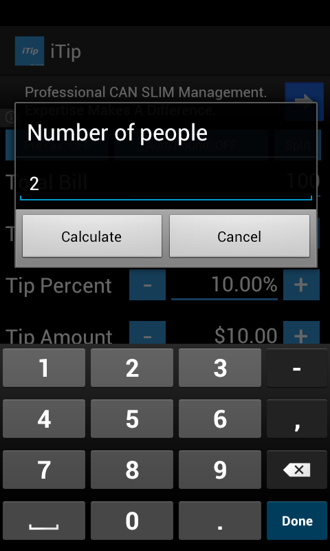 Amazon.com: iTip - free tipping calculator: Appstore for Android