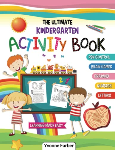 The Ultimate Kindergarten Activity book: Fun & Educational Learning ...
