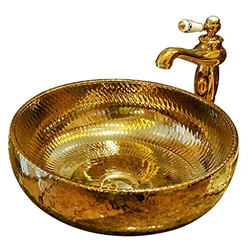 Mua Golden Ripple Ceramic Bathroom Vessel Sink Bathroom Bar Vanity ...