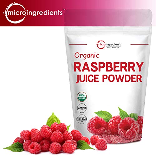 Sustainably US Grown, Organic Freeze Dried Raspberry Juice Powder, 8 ...