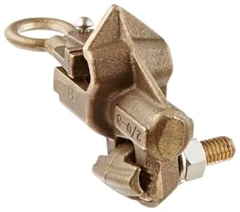 Utility Connector, Copper Hot Line Clamp, 0.128"/0.414" Main Wire Range ...