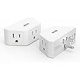 Amazon.com: BEVA 2 Pack Small Electric Outlet Adapter, Multi Plug Wall ...