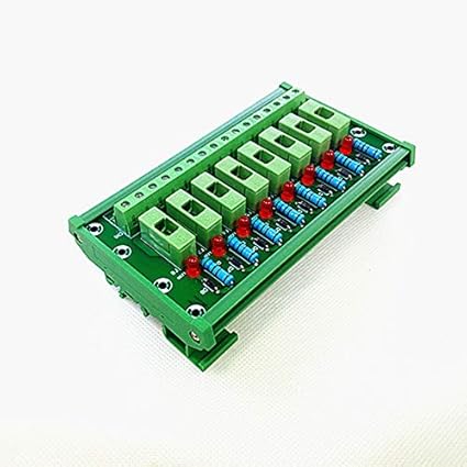 DIN Rail Mount 8 Channel Fuse Module Board, Fuse Holders.: Amazon.com ...