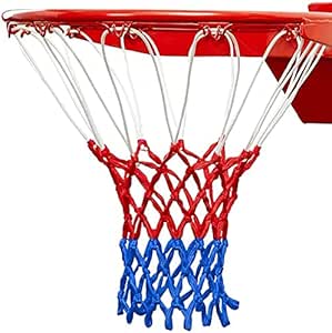 2 Pcs Basketball Replacement Net Heavy Duty Weatherproof Basketball Net ...