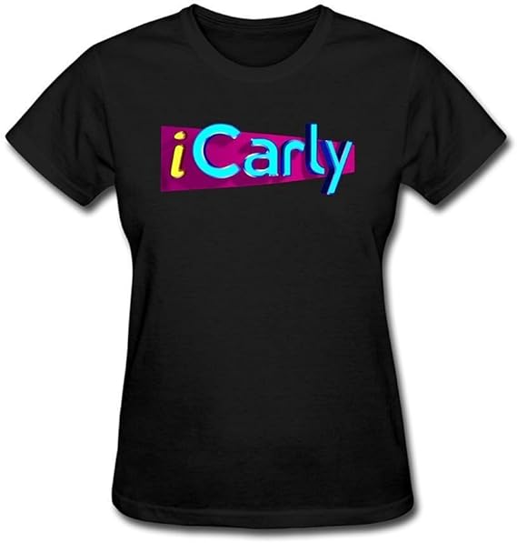 Women's Icarly Logo Design Short Cotton T Shirt Small: Amazon.co.uk ...