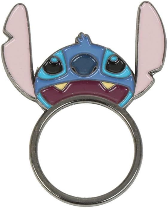 Amazon.com: Disney Lilo & Stitch Flat Enamel Ring: Jewelry