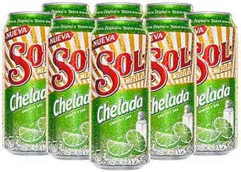 Cerveza Preparada Sol Chelada 24 Latas de 473ml : Amazon.com.mx ...