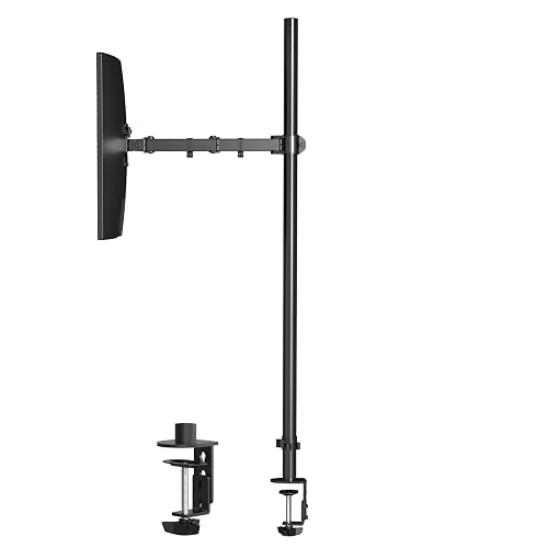 Pholiten Extra Tall Single Monitor Desk Mount Stand with 47 inch Pole ...