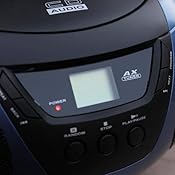 Amazon.com: Tyler Portable Sport Stereo CD Player TAU101-BL with AM/FM ...