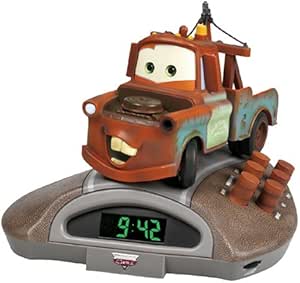 Amazon.com: Disney Pixar Cars Tow Mater Radio Alarm Clock : Home & Kitchen