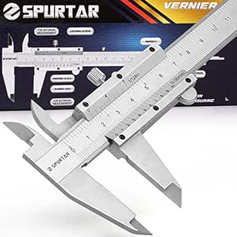 Spurtar Stainless Steel Vernier Caliper 6 inch / 150mm Caliper ...