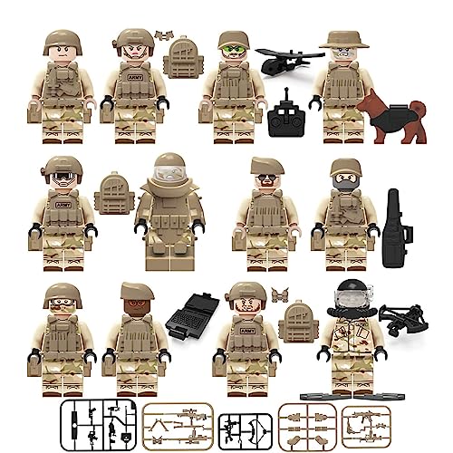 Special Forces Soldiers Building Blocks Playset for Kids, Army Men ...