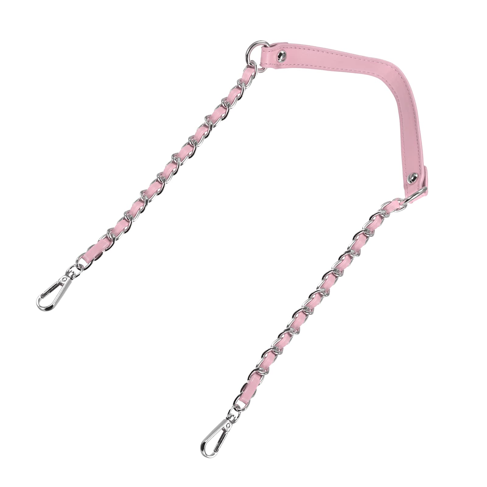uxcell Purse Chain Strap, 39" Leather Iron Flat Chain Strap Handbag ...